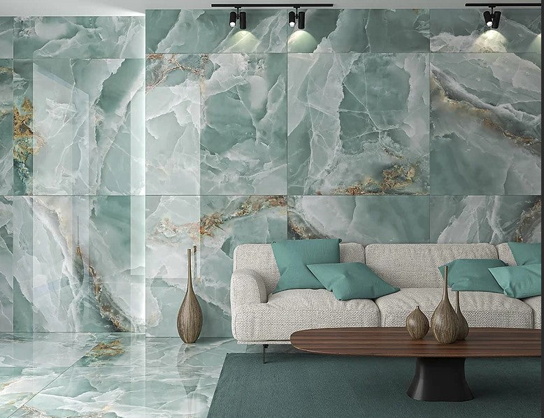 ALLURE MINT | Green Tiles | Onyx Tiles | Large Bathroom Tiles – Luxury ...