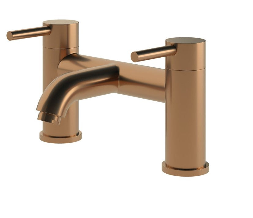 Brushed Bronze Bath Mixer Filler Tap | Luxury Bath Taps