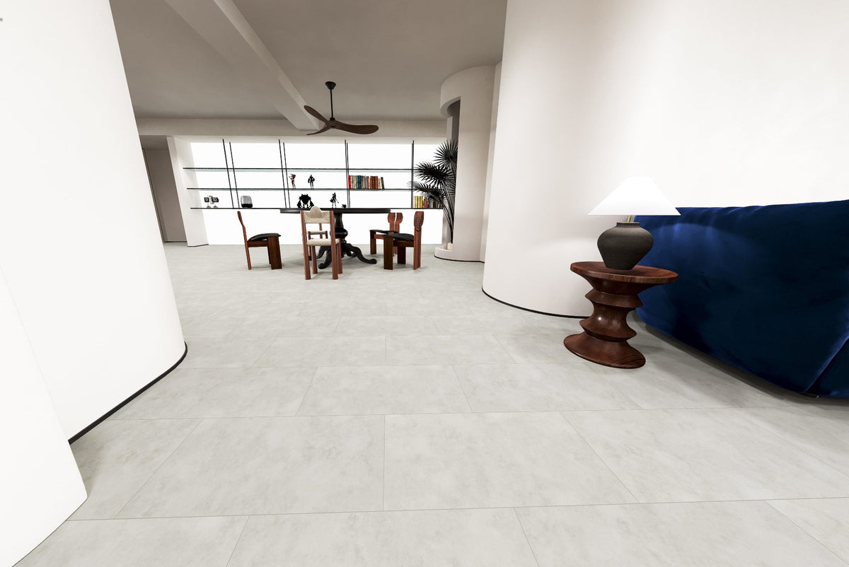 Elite Neutral Grey Click LVT Flooring - Tile Effect LVT Flooring ...