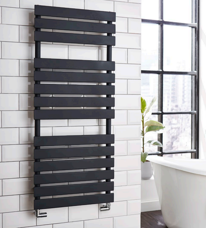 Atlantic | Anthracite Heated Towel Rail