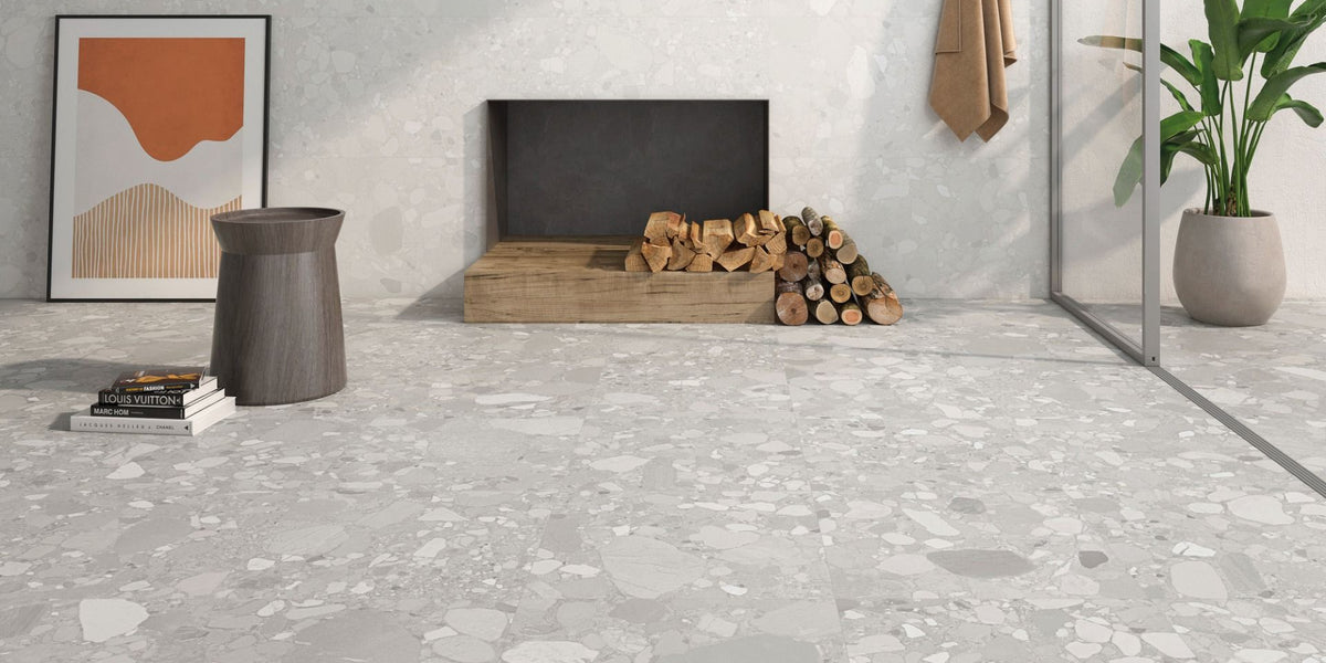 DEVON | Terrazzo Floor Tiles | Terazzo Tiles | Large Floor Tiles ...