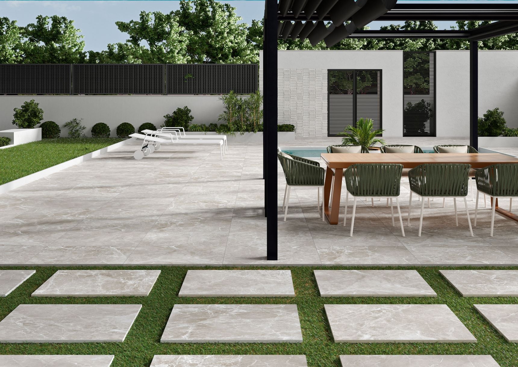 Luxury Outdoor Tiles | Large Outdoor Tiles | Grey Outdoor Tiles